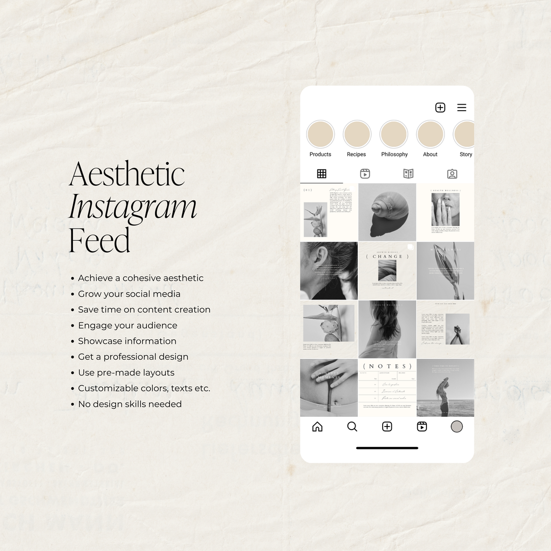 Pearl Instagram Canva Templates – The Voy Shop