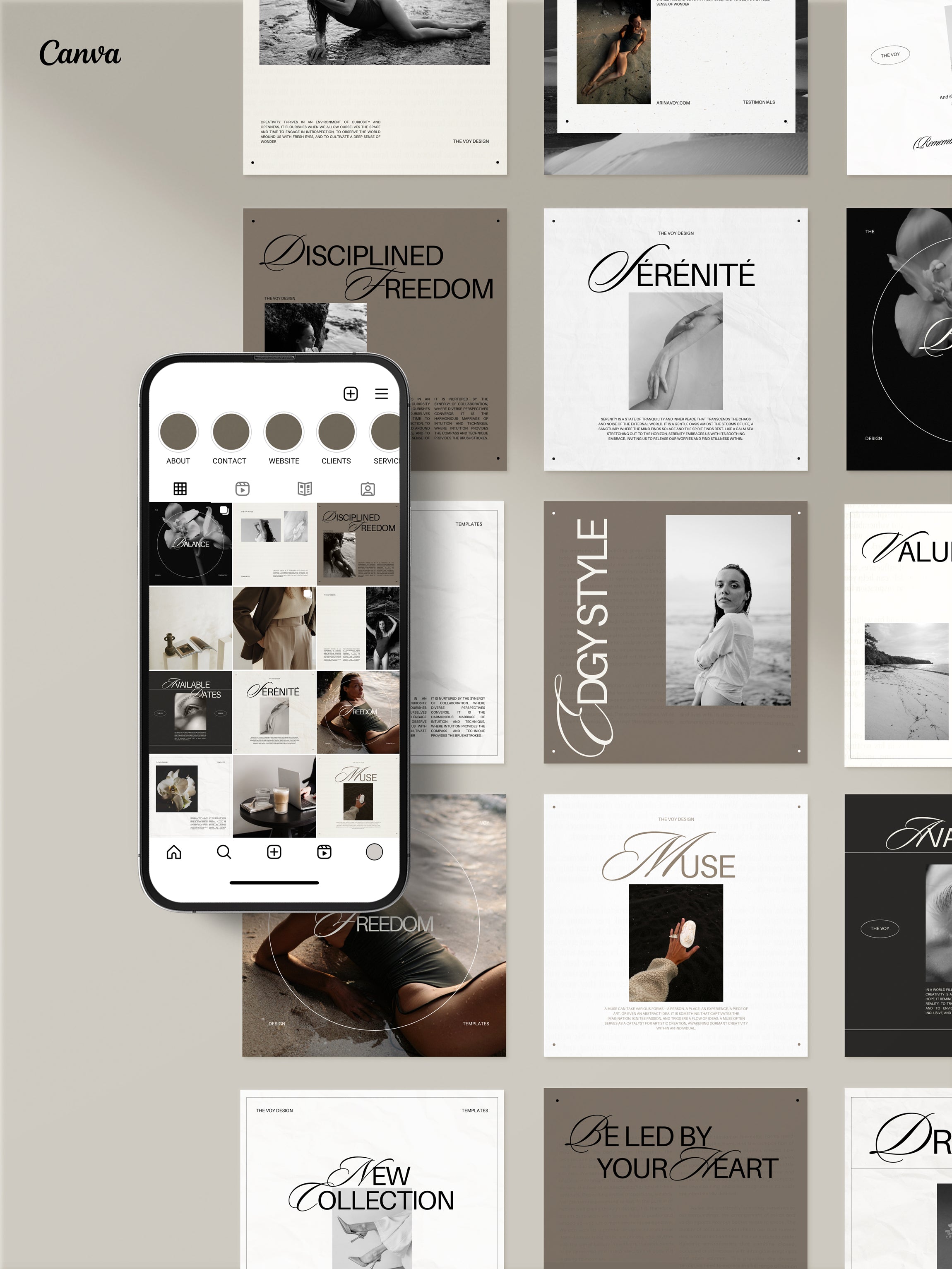 Instagram Feed Preview Template – The Voy Shop
