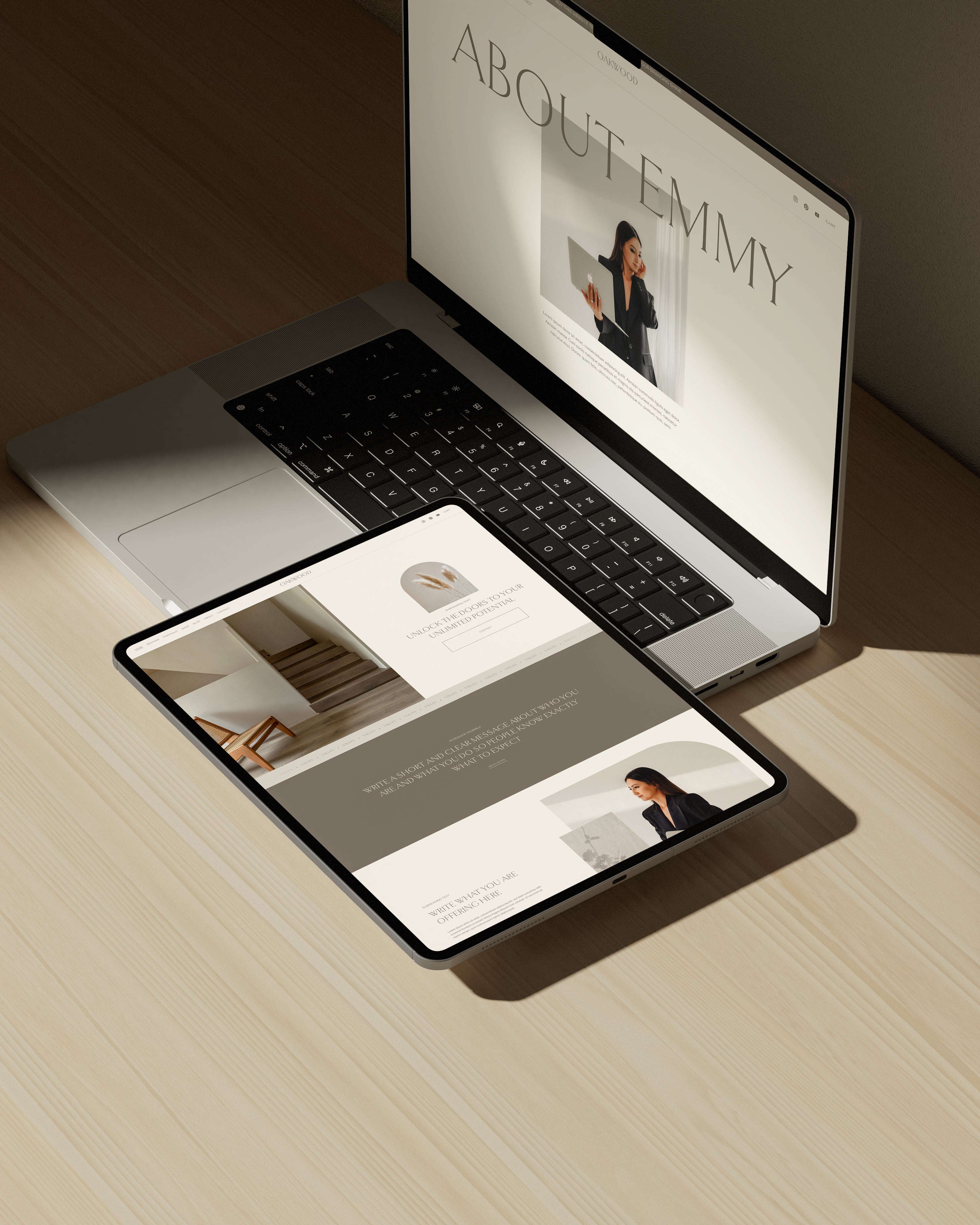 The Voy Shop - Squarespace and Canva Templates